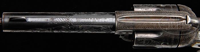 *EXTREMELY RARE FACTORY ENGRAVED COLT SINGLE ACTION ARMY SHERIFF’S ...