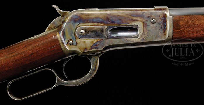 WINCHESTER MODEL 1886 LEVER ACTION RIFLE.