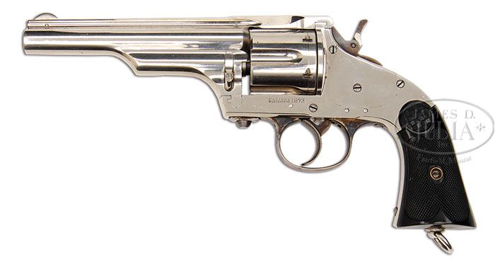 MERWIN & HULBERT DOUBLE ACTION ARMY REVOLVER.
