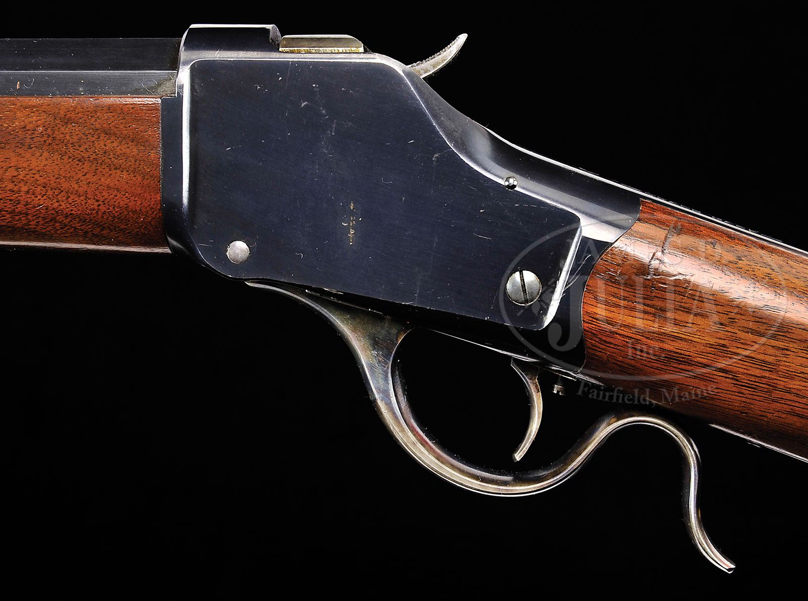 *WINCHESTER MODEL 1885 HIGH WALL SINGLE SHOT RIFLE.