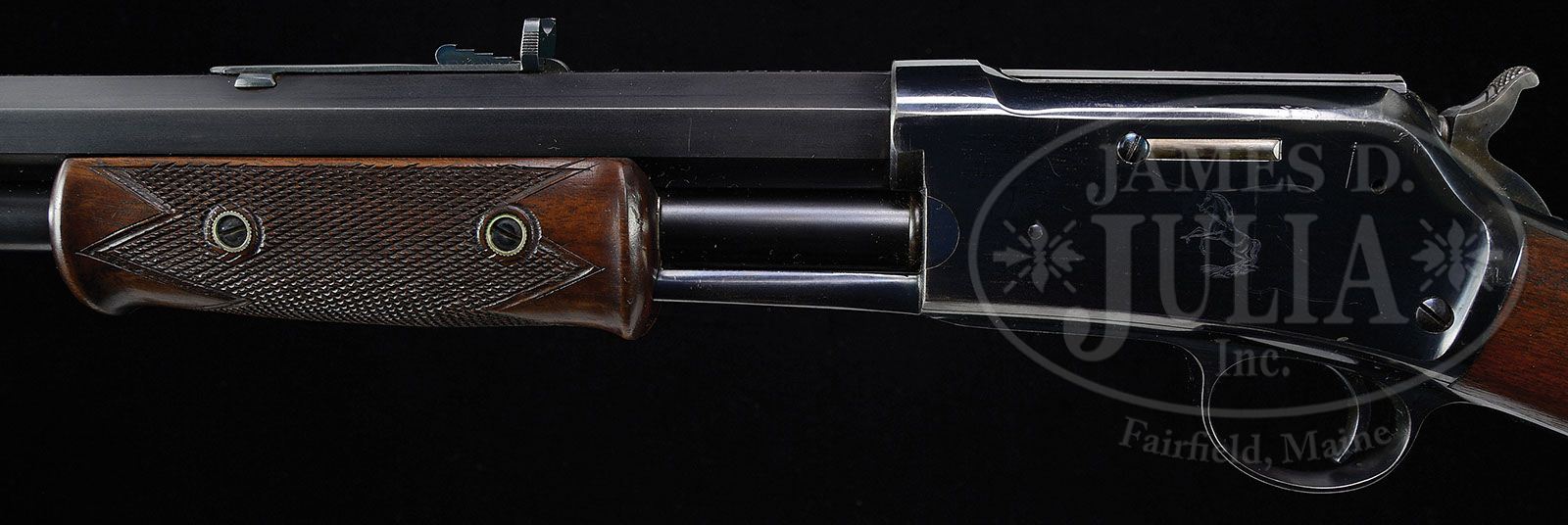 FINE COLT MEDIUM FRAME LIGHTNING PUMP ACTION RIFLE.