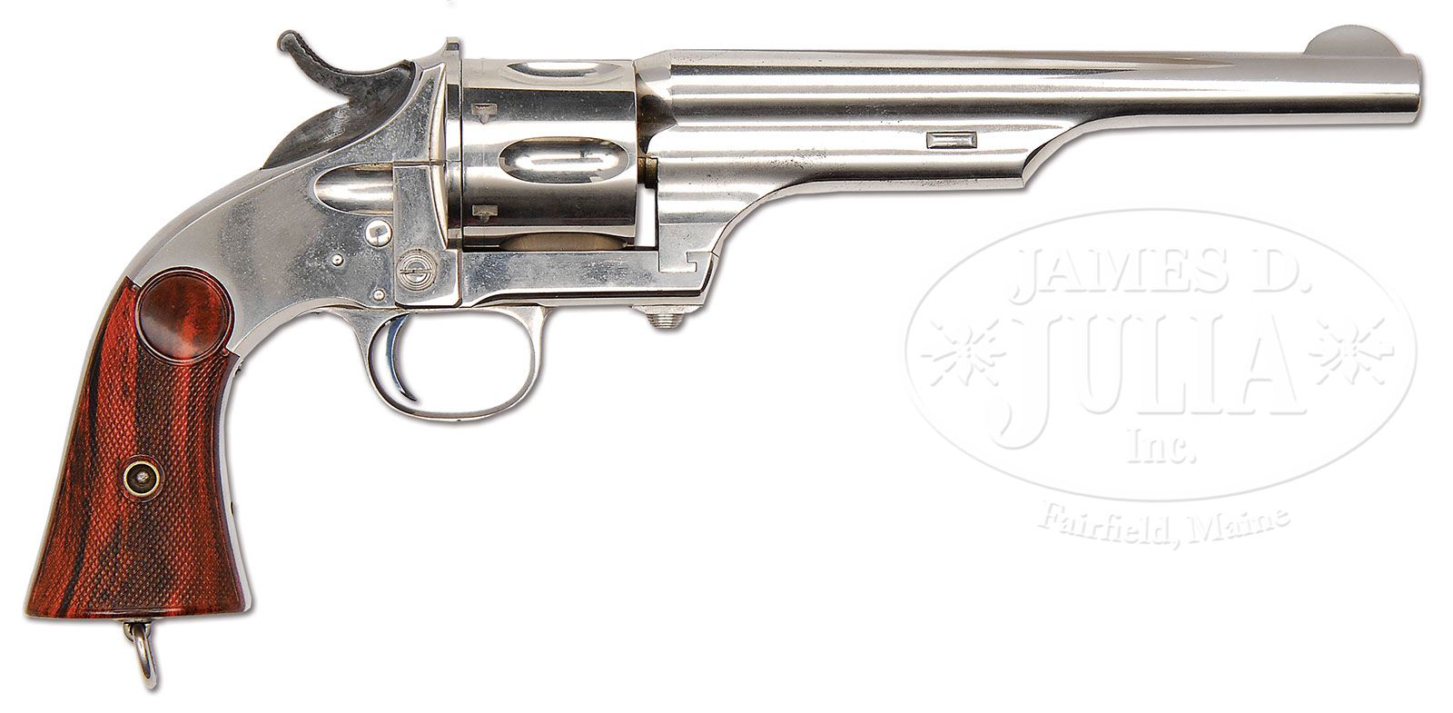 SCARCE MERWIN & HULBERT FIRST MODEL ARMY SINGLE ACTION REVOLVER.