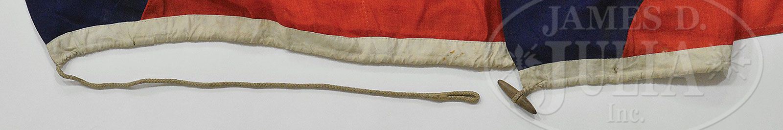 CAPTURED CONFEDERATE NAVAL JACK BY CIVIL WAR HERO COMMANDER WILLIAM ...