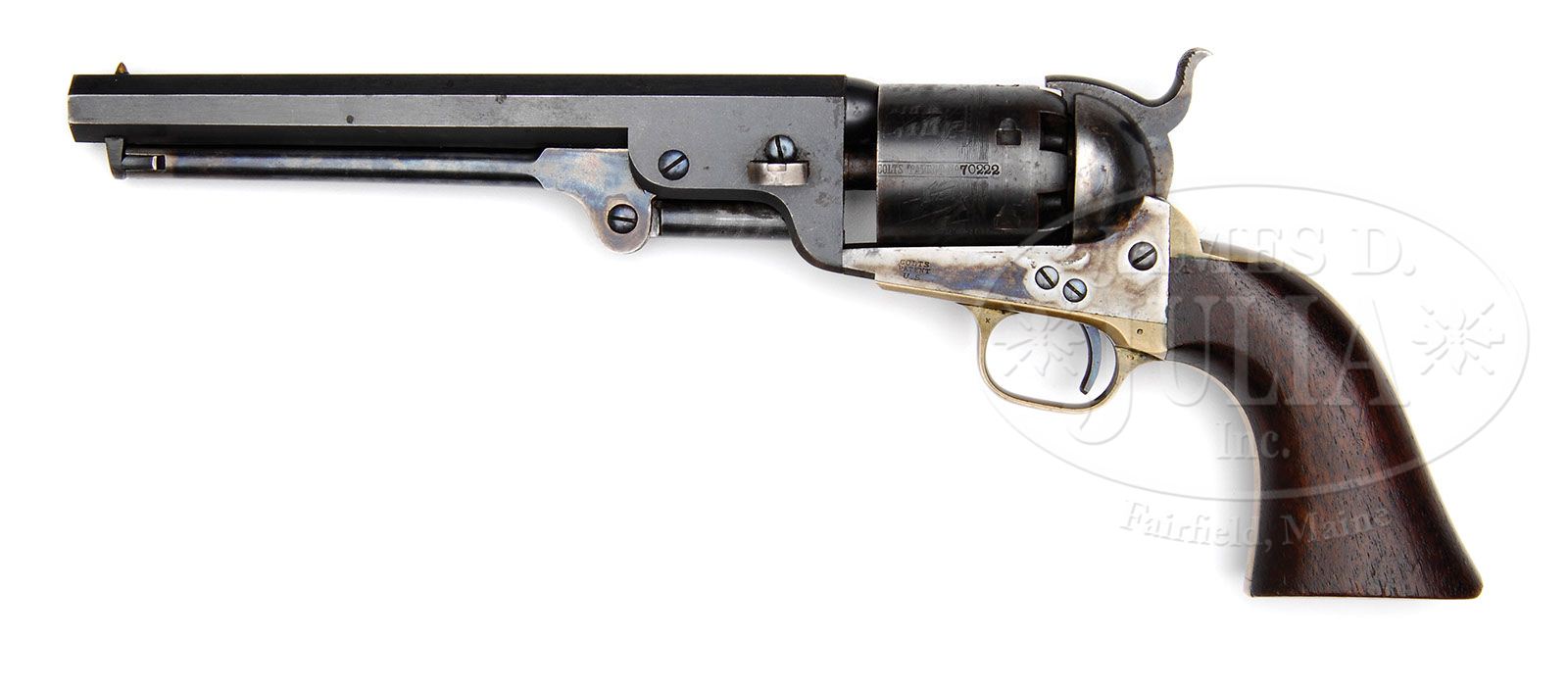 RARE COLT 3RD MODEL 1851 NAVY-ARMY PERCUSSION REVOLVER CONTRACT OVERRUN.