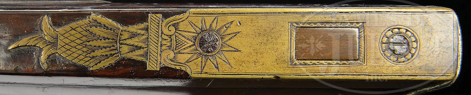 OUTSTANDING JACOB KUNZ FLINTLOCK HALF STOCK RIFLE.