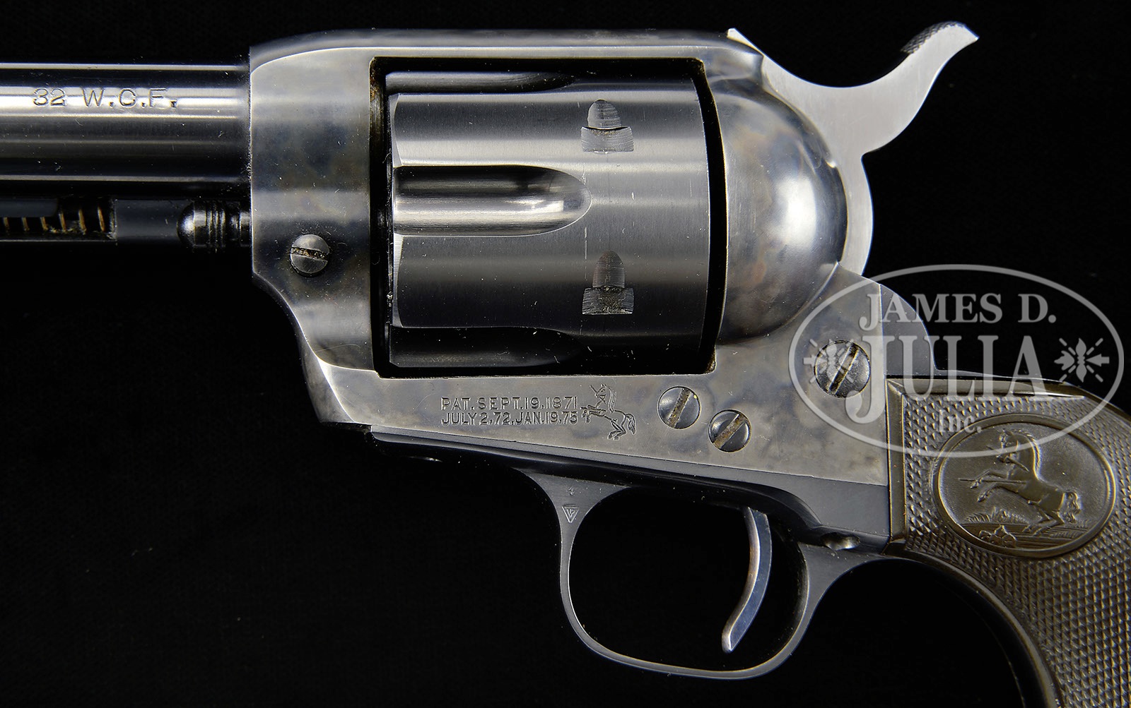 COLT SINGLE ACTION ARMY REVOLVER WITH ORIGINAL BOX.