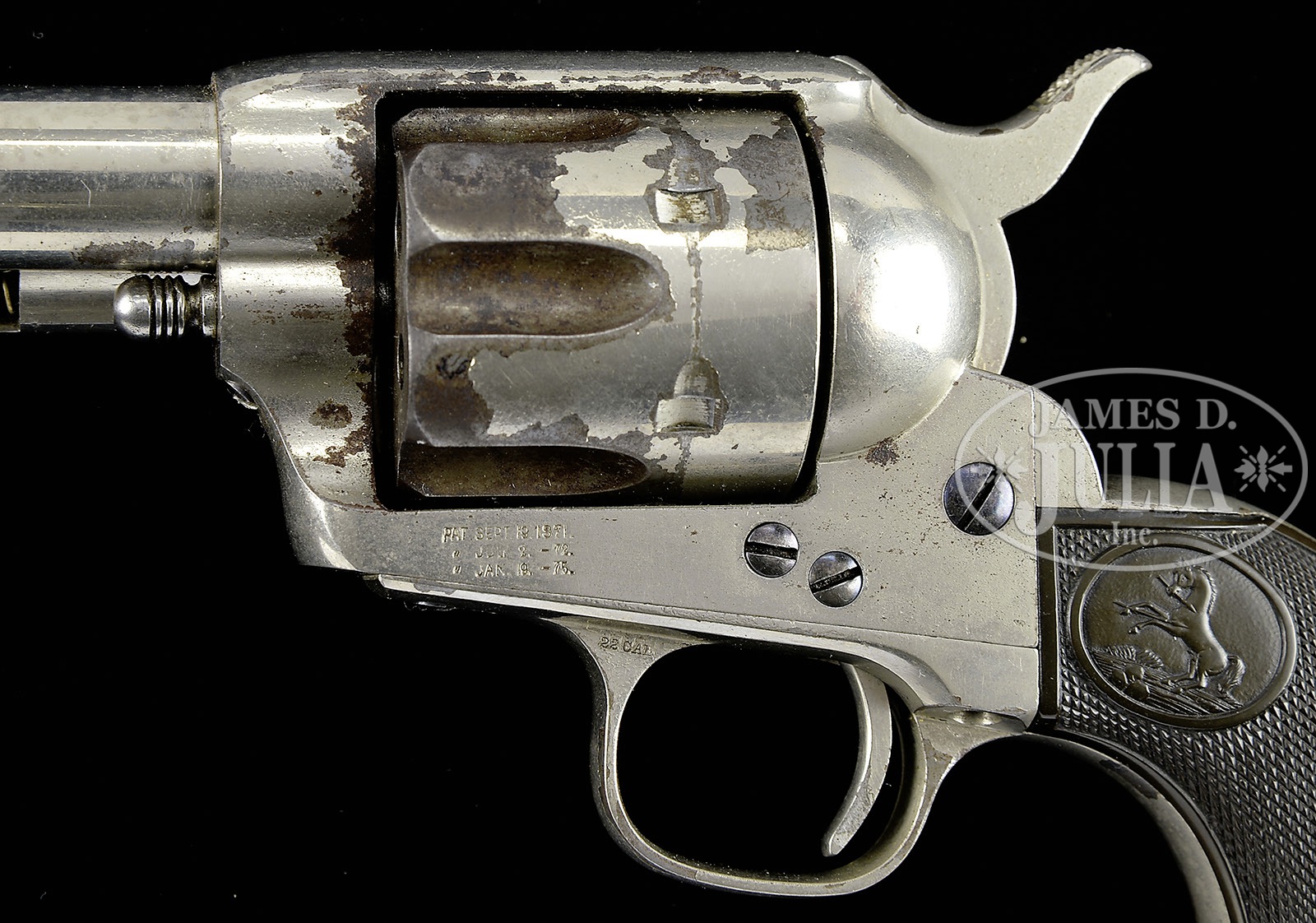 EXTREMELY RARE SMALL BORE COLT SINGLE ACTION ARMY REVOLVER.