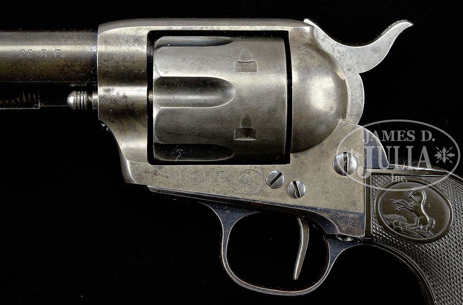 EXTREMELY RARE COLT SMALL BORE SINGLE ACTION ARMY REVOLVER.
