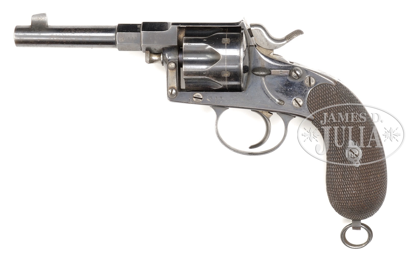 M1883 MILITARY REICHS REVOLVER, HIGH POLISH.