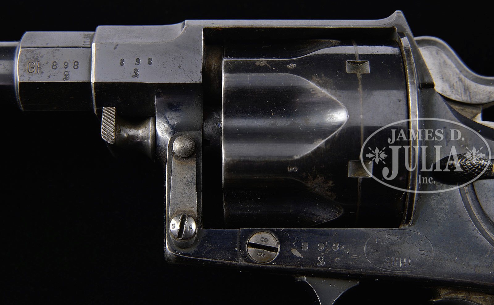 M1883 MILITARY REICHS REVOLVER, HIGH POLISH.