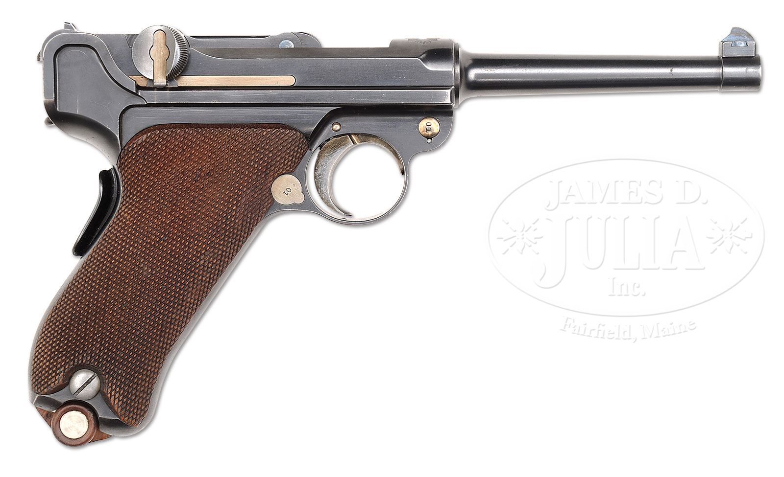 SPECTACULAR UNIQUE AND BEAUTIFUL FIRST PRODUCTION LUGER SERIAL NUMBER 01.
