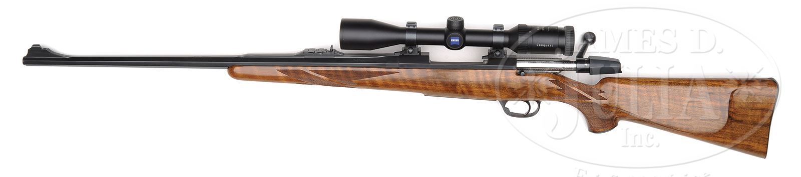 CHAMPLIN – HASKINS MAGAZINE RIFLE WITH SCOPE.