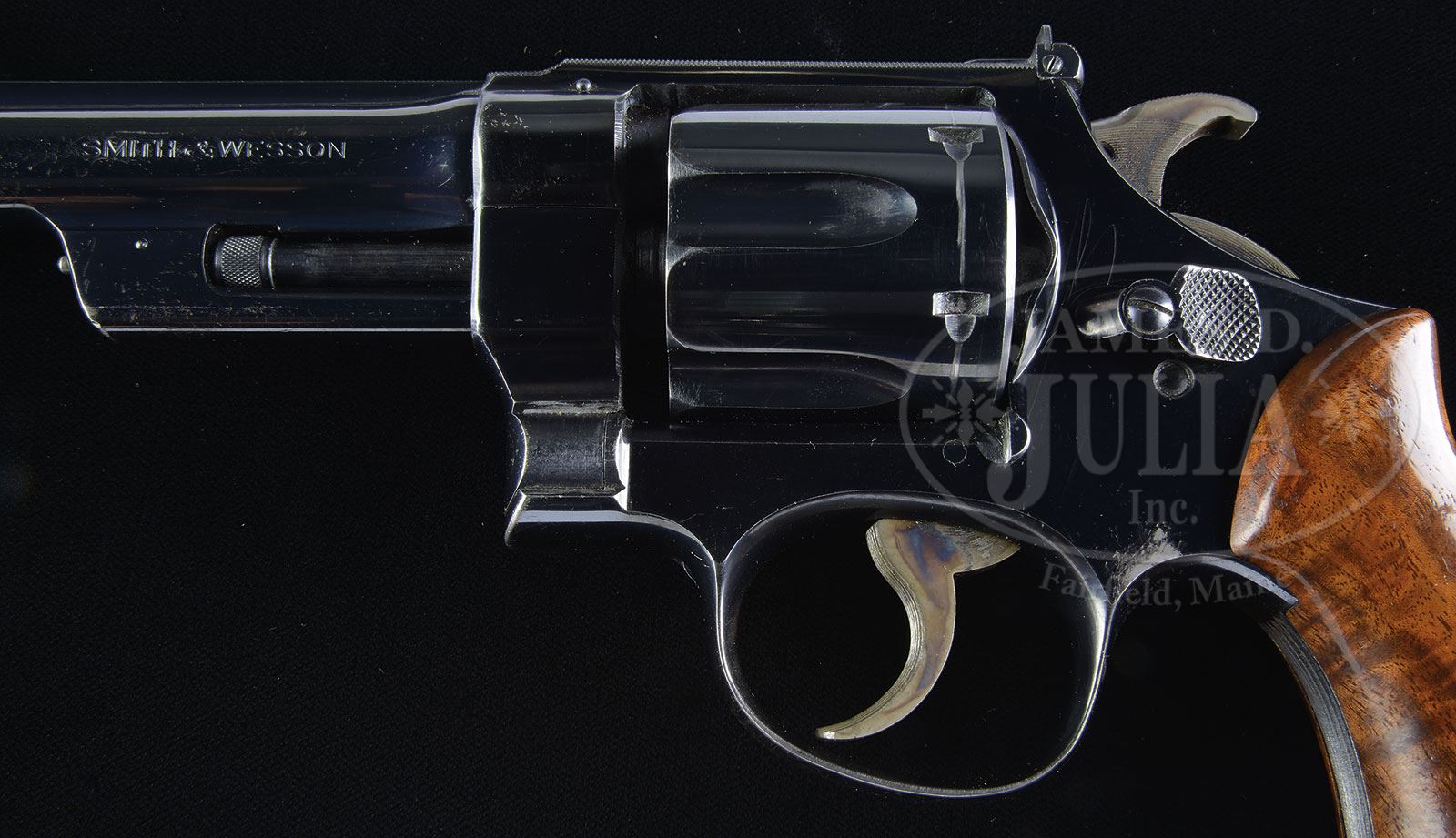 RARE SMITH & WESSON REGISTERED MAGNUM DA REVOLVER THAT BELONGED TO ...