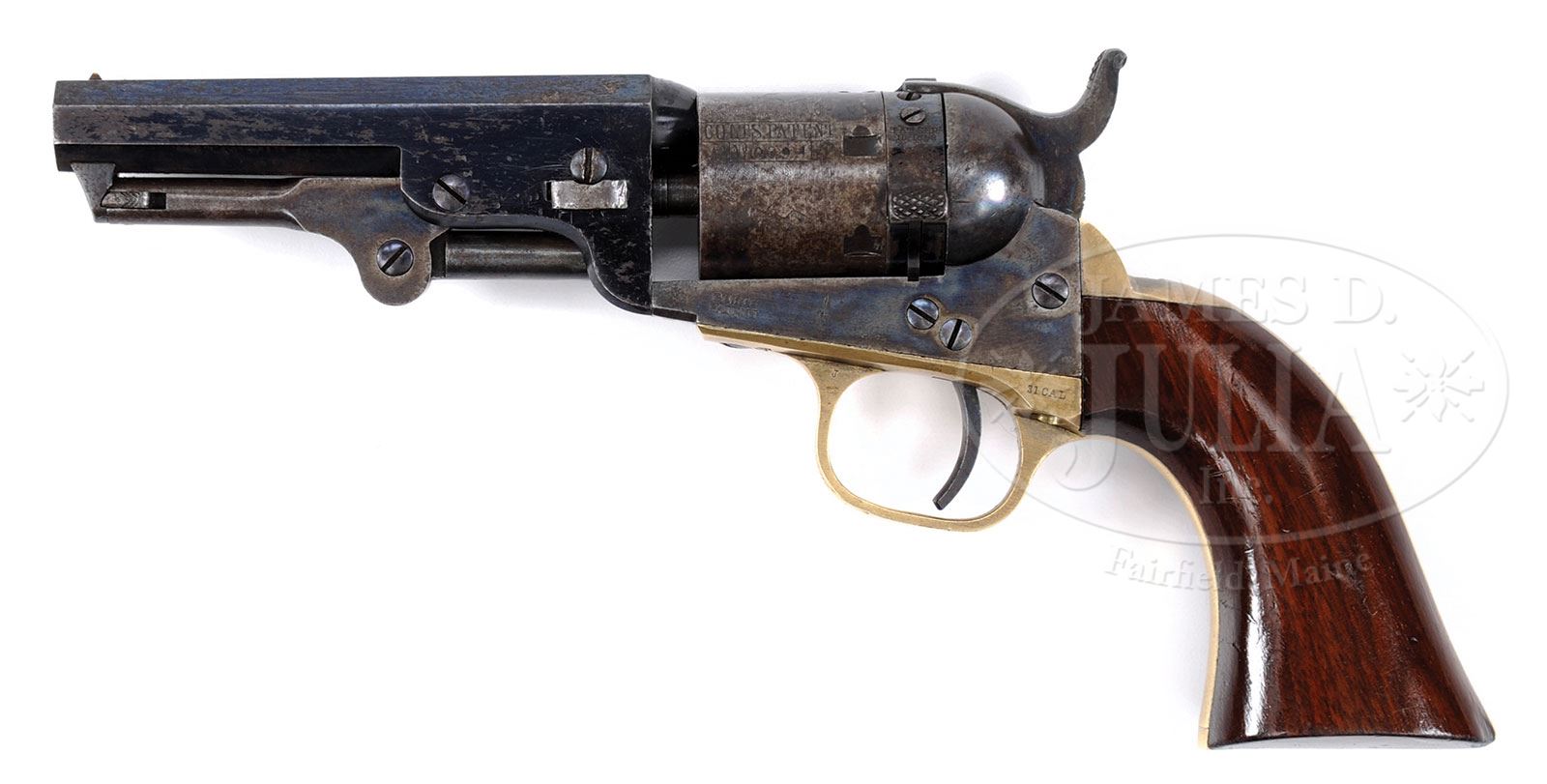 VERY RARE COLT MODEL 1849 POCKET THUER CONVERSION REVOLVER.