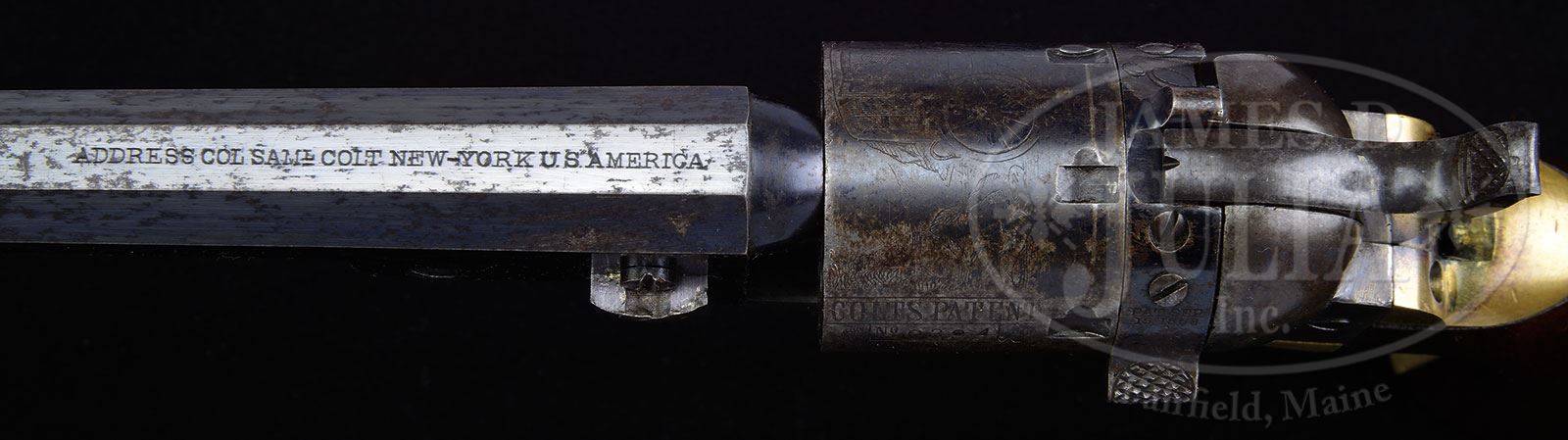 VERY RARE COLT MODEL 1849 POCKET THUER CONVERSION REVOLVER.