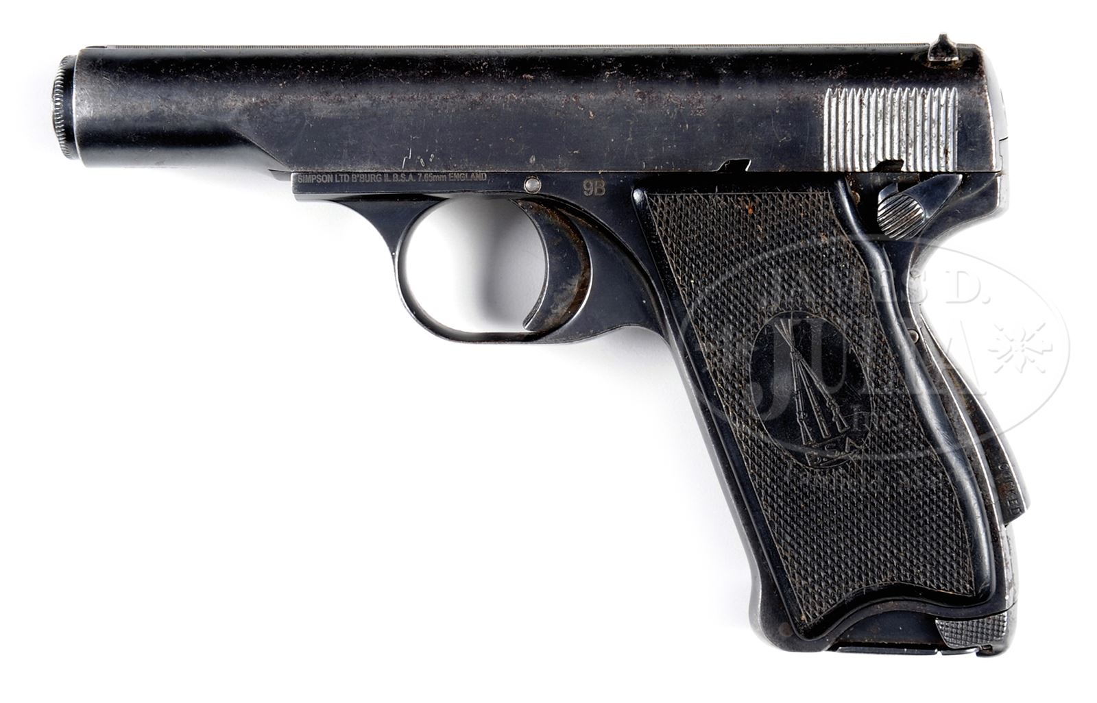BSA PROTOTYPE PISTOL IN 7.65MM.