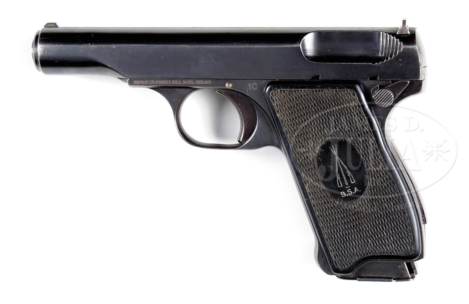 BSA PROTOTYPE CHAMBERED FOR SPECIAL .34″ BSA BELTED CARTRIDGE.