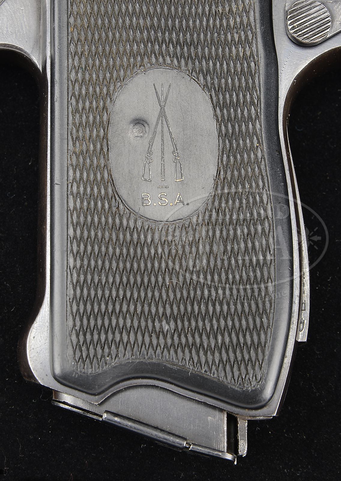 BSA PROTOTYPE CHAMBERED FOR SPECIAL .34″ BSA BELTED CARTRIDGE.