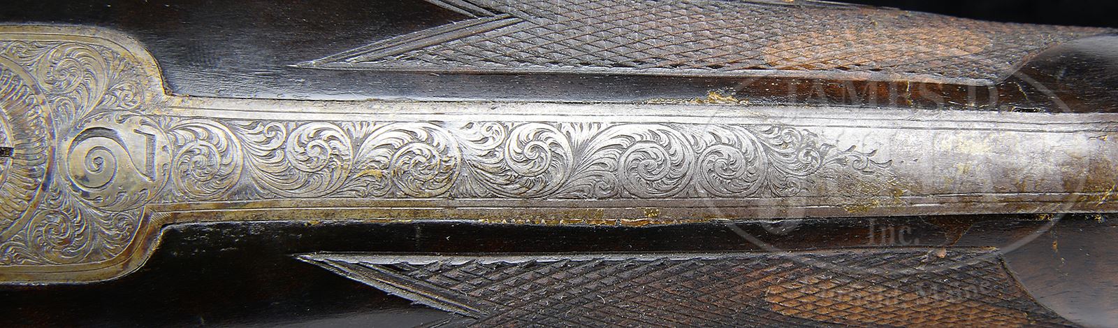 HUMONGOUS HOLLAND & HOLLAND FOUR BORE DOUBLE ELEPHANT RIFLE.