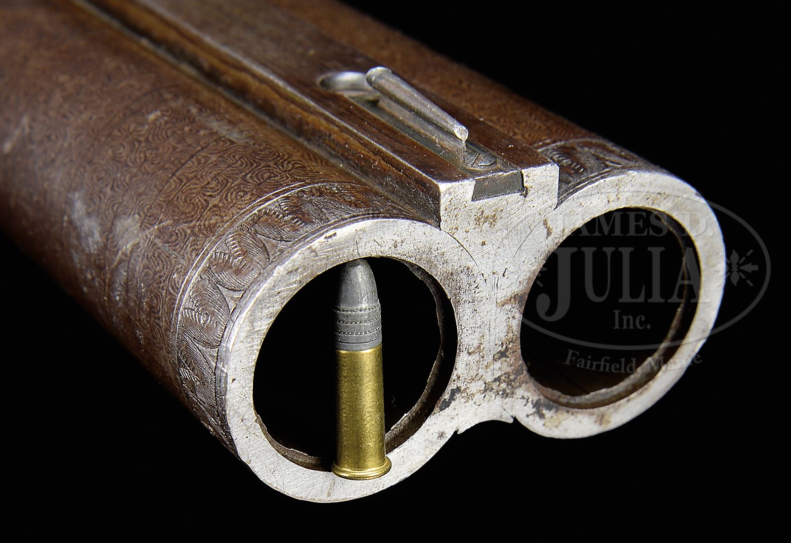 HUMONGOUS HOLLAND & HOLLAND FOUR BORE DOUBLE ELEPHANT RIFLE.