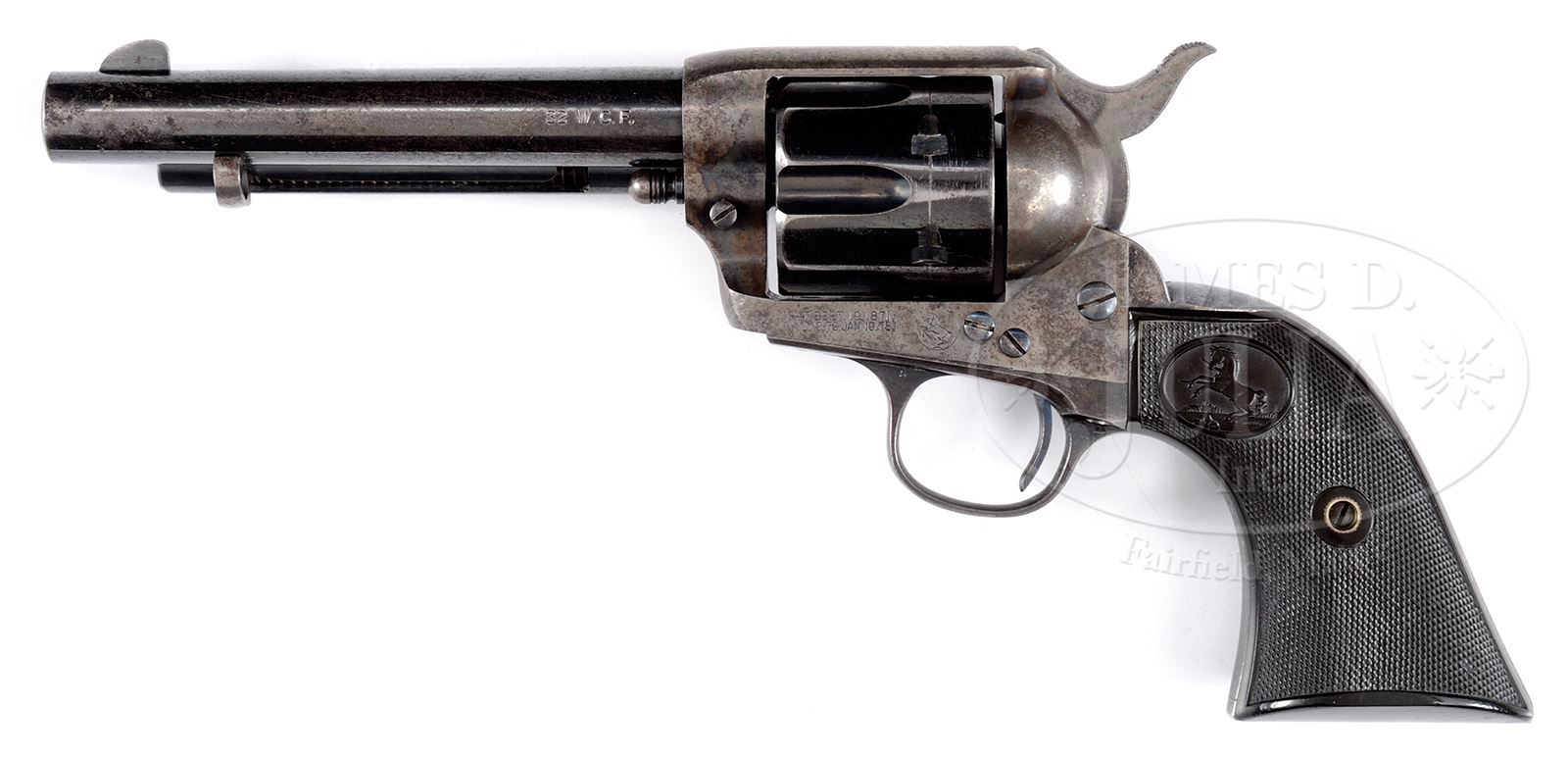FAMOUS RANGER FRANK HAMER OWNED FIRST GENERATION COLT SINGLE ACTION ...