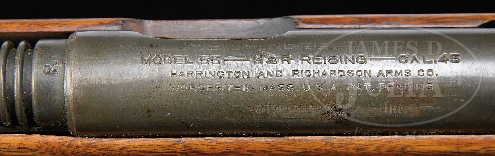 DESIRABLE H & R REISING MODEL 55 FOLDING STOCK MACHINE GUN (CURIO & RELIC)