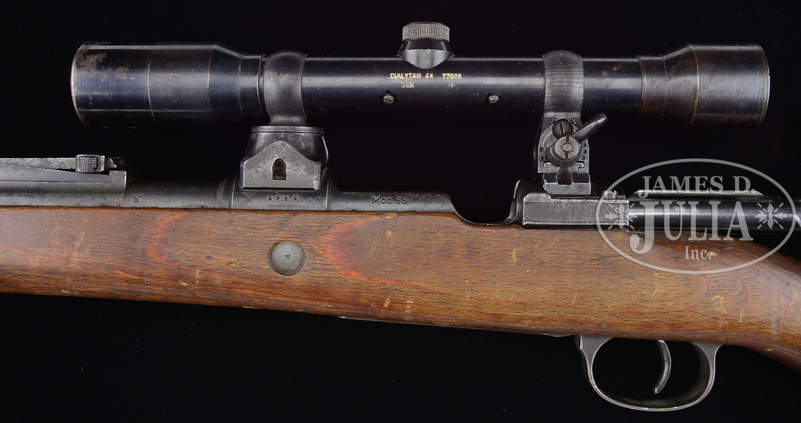 MAUSER K98K HIGH TURRET SNIPER RIFLE (SCHARFSCHUTZENGEWEHR), WITH ...