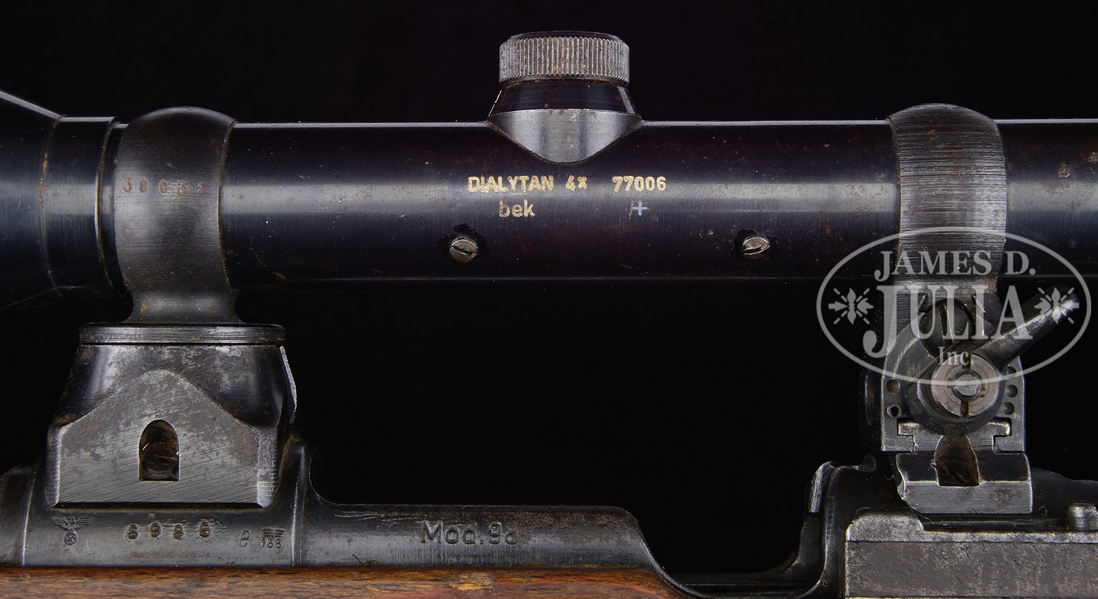 MAUSER K98K HIGH TURRET SNIPER RIFLE (SCHARFSCHUTZENGEWEHR), WITH ...