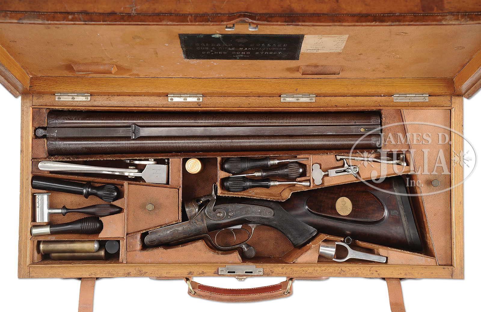 INCREDIBLE FOUR BORE HOLLAND & HOLLAND HAMMER DOUBLE RIFLE MADE FOR THE ...