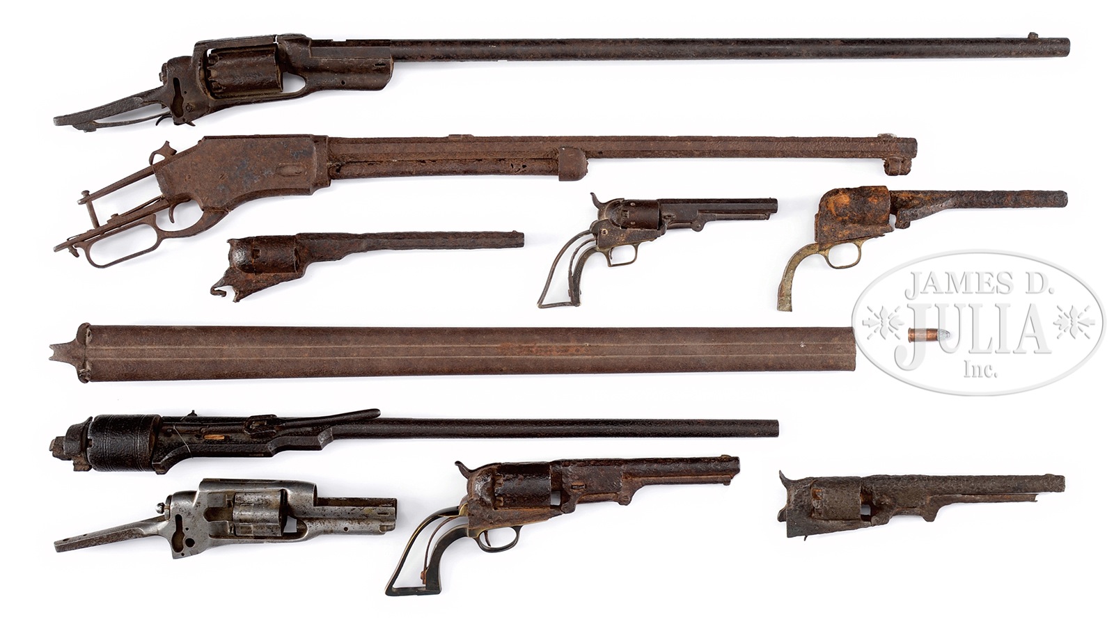 WONDERFUL COLLECTION OF TEXAS RELIC FIREARMS FOUND IN TEXAS AND ...