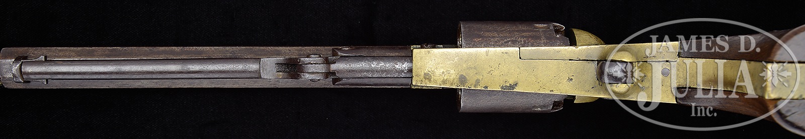 EXTREMELY RARE COFER PORTSMOUTH, VIRGINIA, PERCUSSION CONFEDERATE REVOLVER.