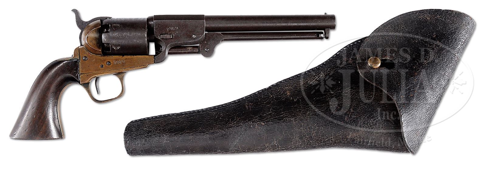 EXTREMELY FINE CONFEDERATE GRISWOLD 2ND MODEL REVOLVER.