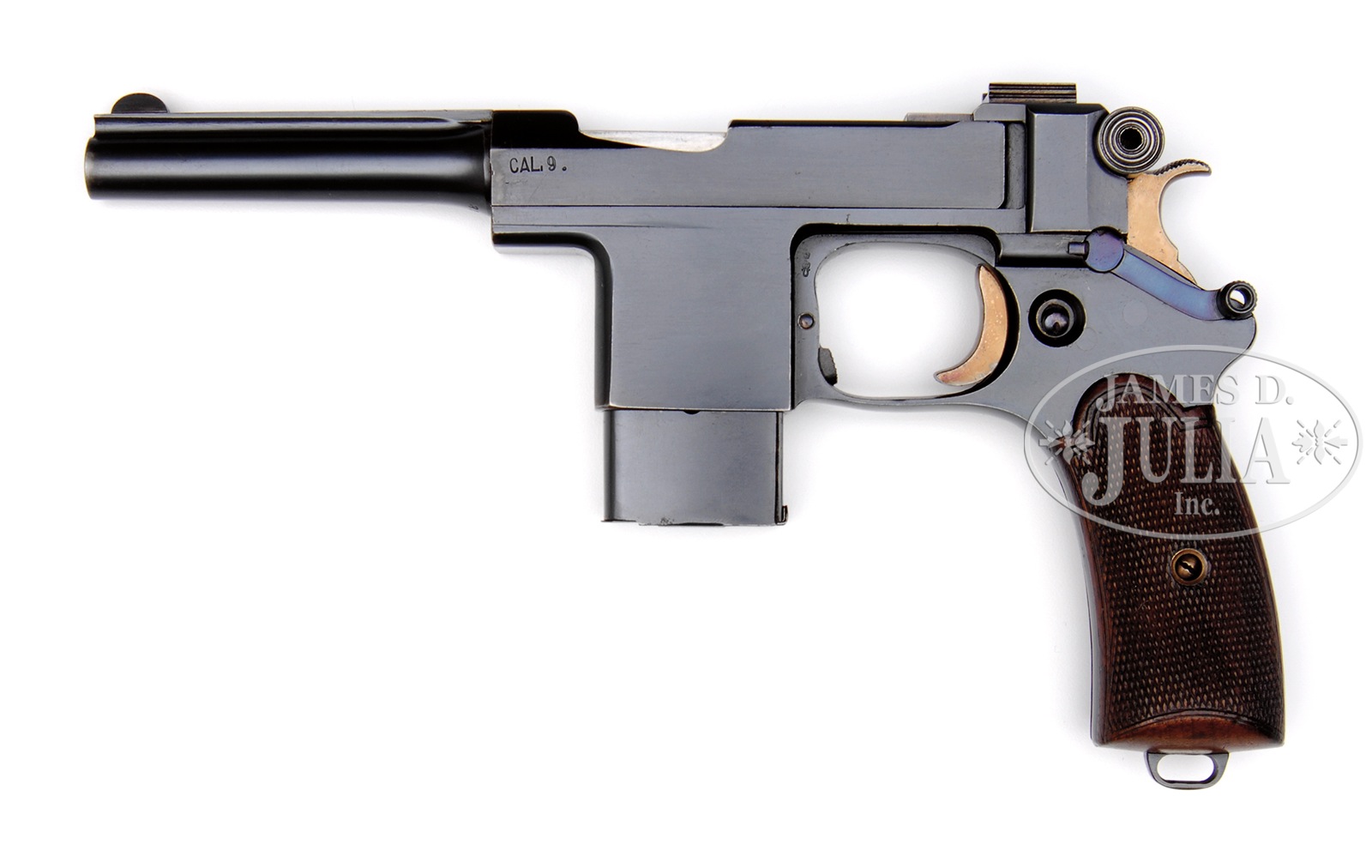 SCARCE MODEL 1903 BERGMANN-MARS SEMI-AUTO PISTOL.