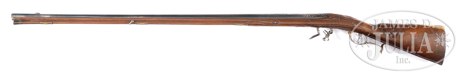 HIGH QUALITY AND CONDITION, UNUSUAL, GERMANIC UNDERHAMMER FLINTLOCK ...