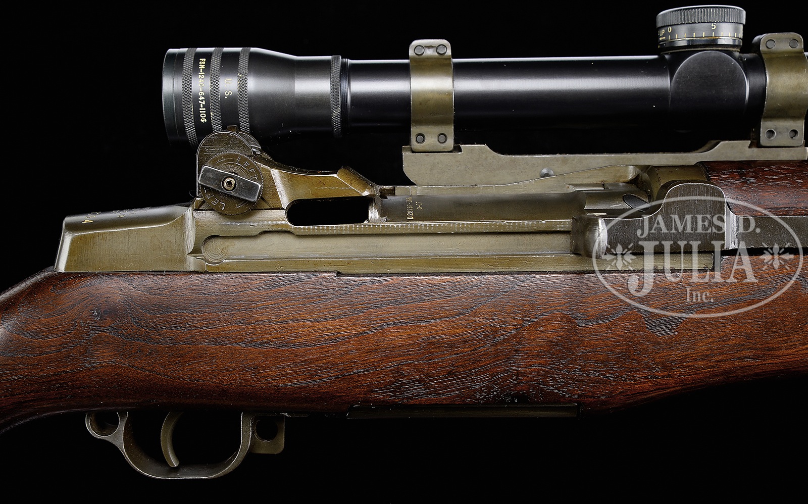 OUTSTANDING HIGH CONDITION U.S.M.C. M1952 MC-1 GARAND SNIPER RIFLE.