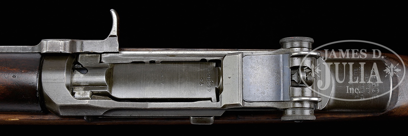 EXCEPTIONAL BENCHMARK EXAMPLE OF LATE GAS TRAP M1 GARAND.