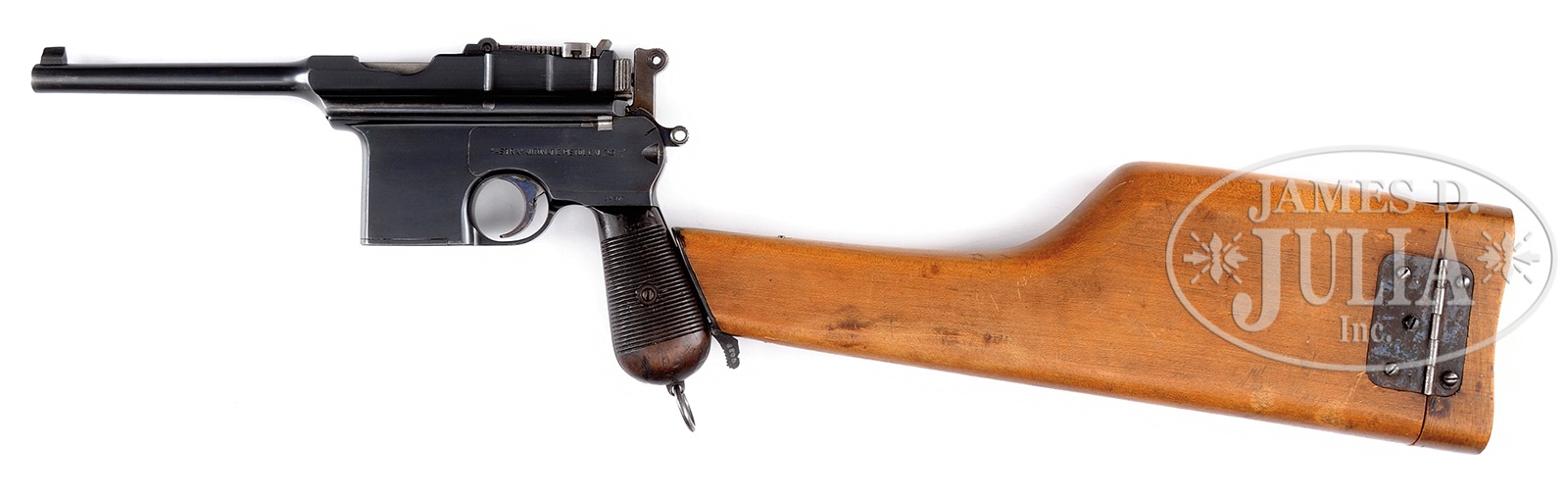 EARLY ASTRA M900, SINGLE LINE ADDRESS, SMALL RING HAMMER WITH STOCK.