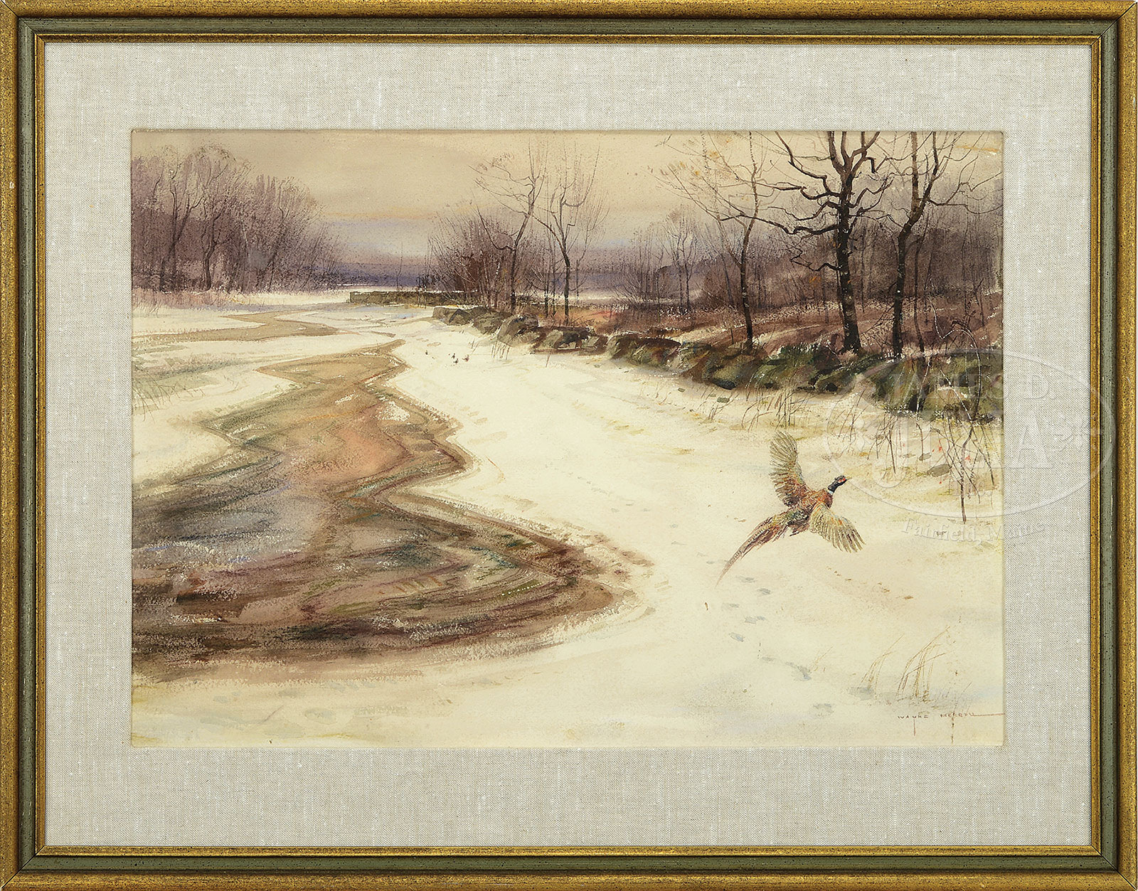 WAYNE BEAM MORRELL (American, 1923-2013) WOODLAND STREAM