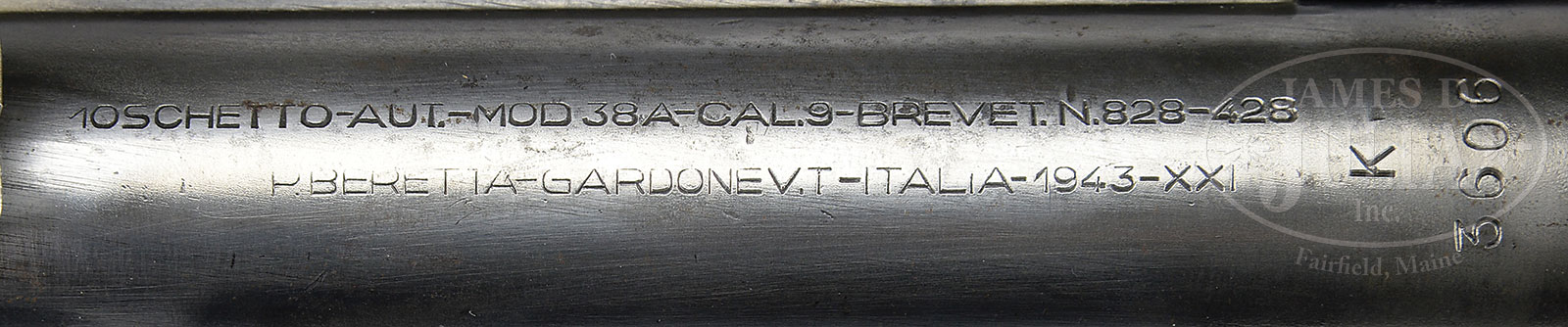 BERETTA MODEL 38A SUB MACHINE GUN (CURIO & RELIC).