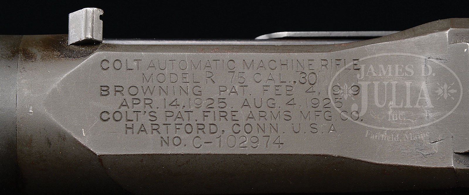 UTTERLY FANTASTIC AND RARE COLT R75A BROWNING AUTOMATIC RIFLE WITH ...